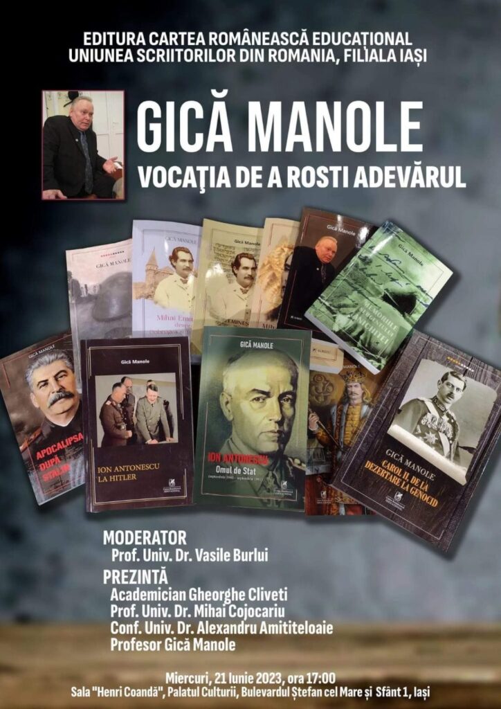 Eveniment scandalos, cu iz legionar, la Palatul Culturii, sub egida ...